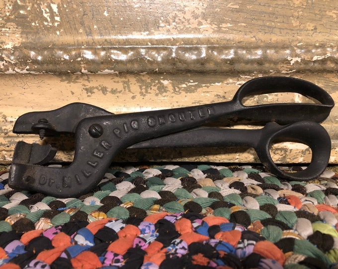 Antique Farm Tool Dr. Miller's Pig Snouter - Etsy