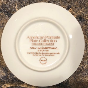 Vintage Avon Collectible Plates/american Portraits Plate Collection/set ...
