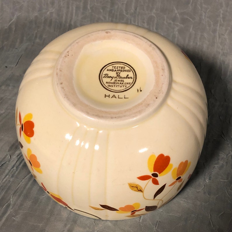 Vintage Halls Jewel Tea Bowl | Etsy