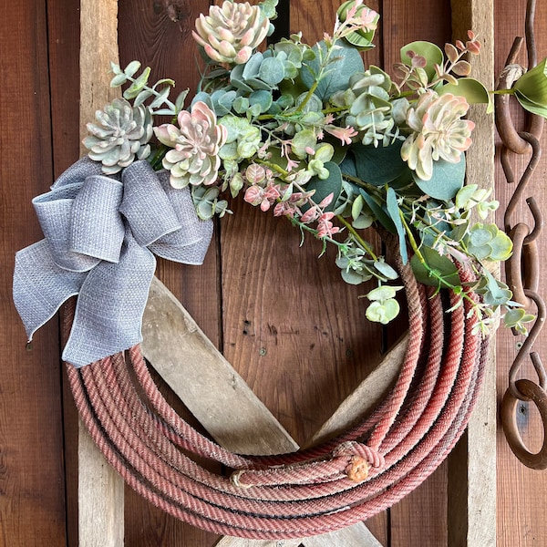 Lariat Rope Wreath - Etsy