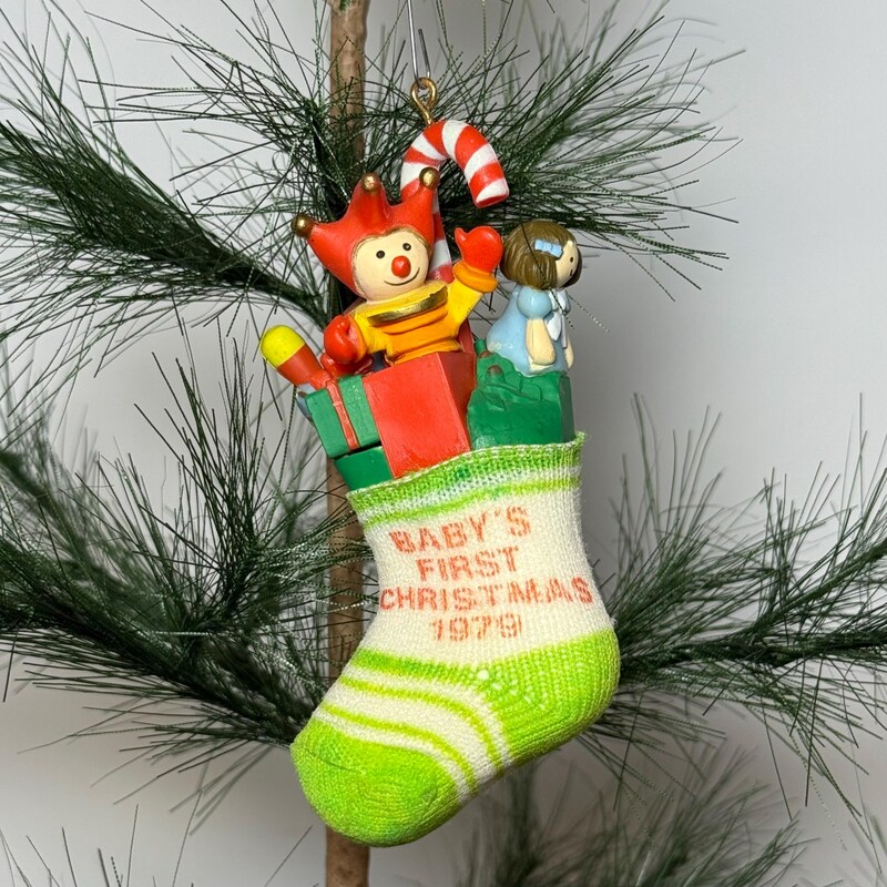 Vintage Hallmark Stocking - Etsy