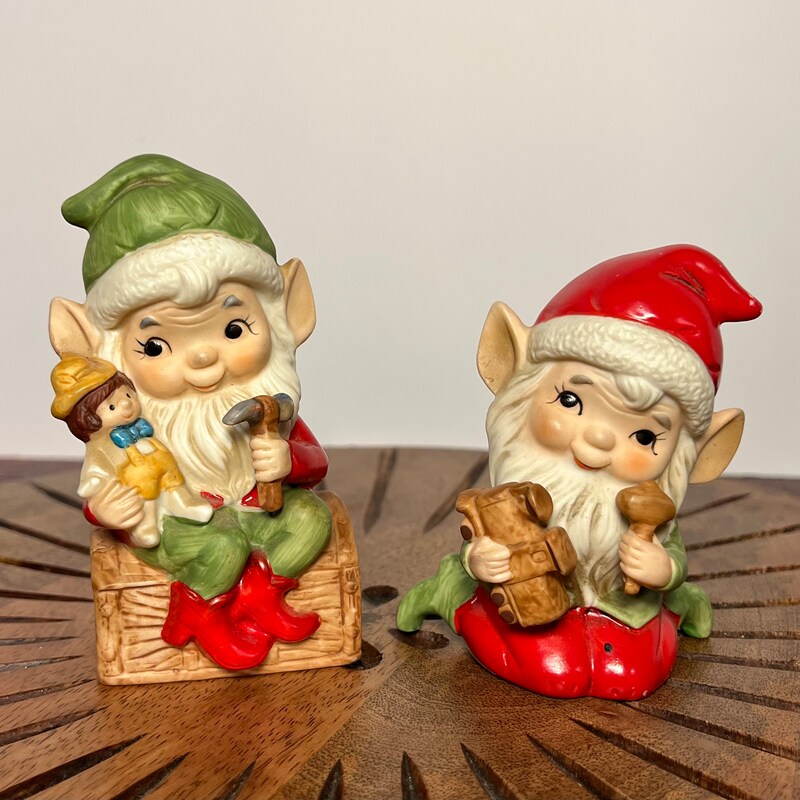 Homco Elves - Etsy