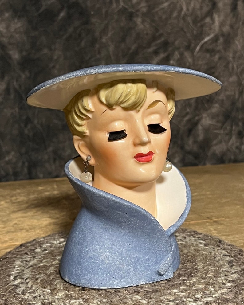 Rare Relpo Vintage Lady Head Vase Relpo K1009A Head Vase - Etsy