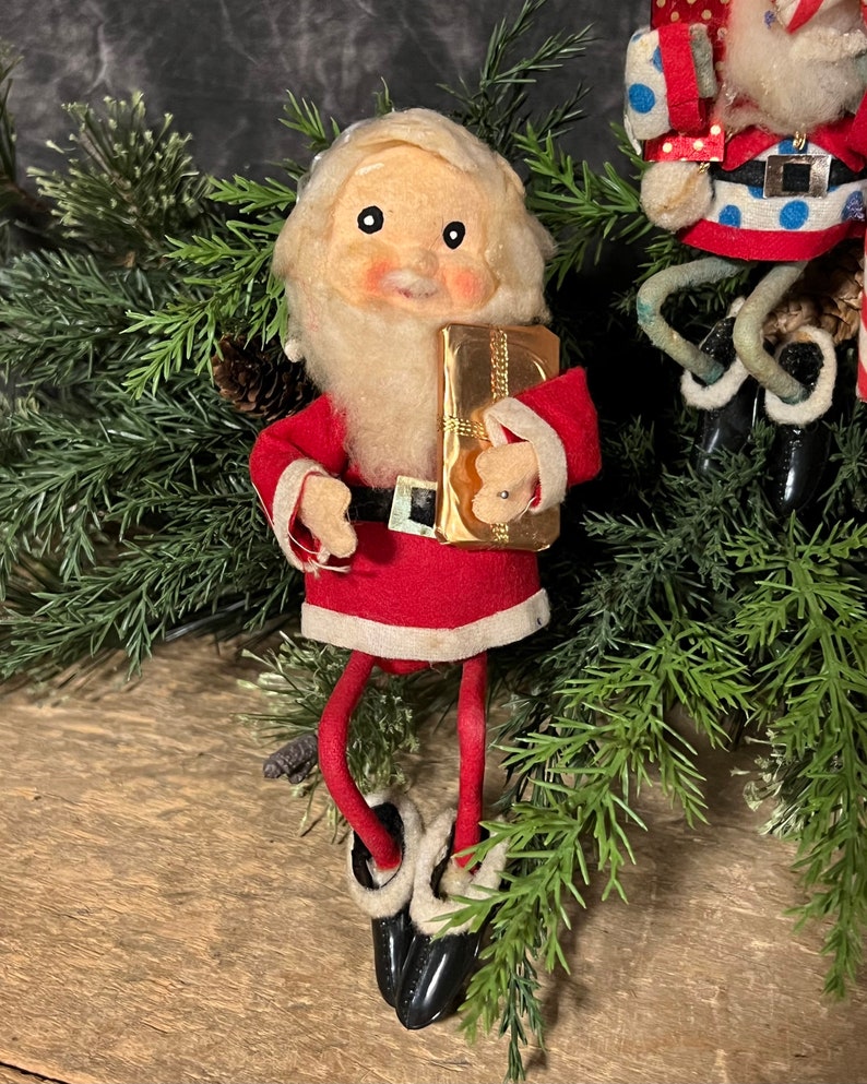 Vintage Christmas Elves Set of 3 Knee Hugger Elf Ornaments - Etsy