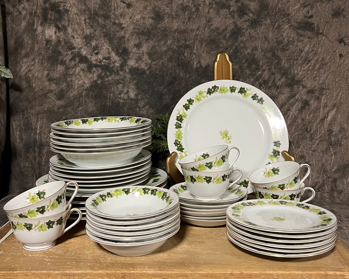 Vintage Aladdin Fine China Dinnerware Set Aladdin May Fair - Etsy
