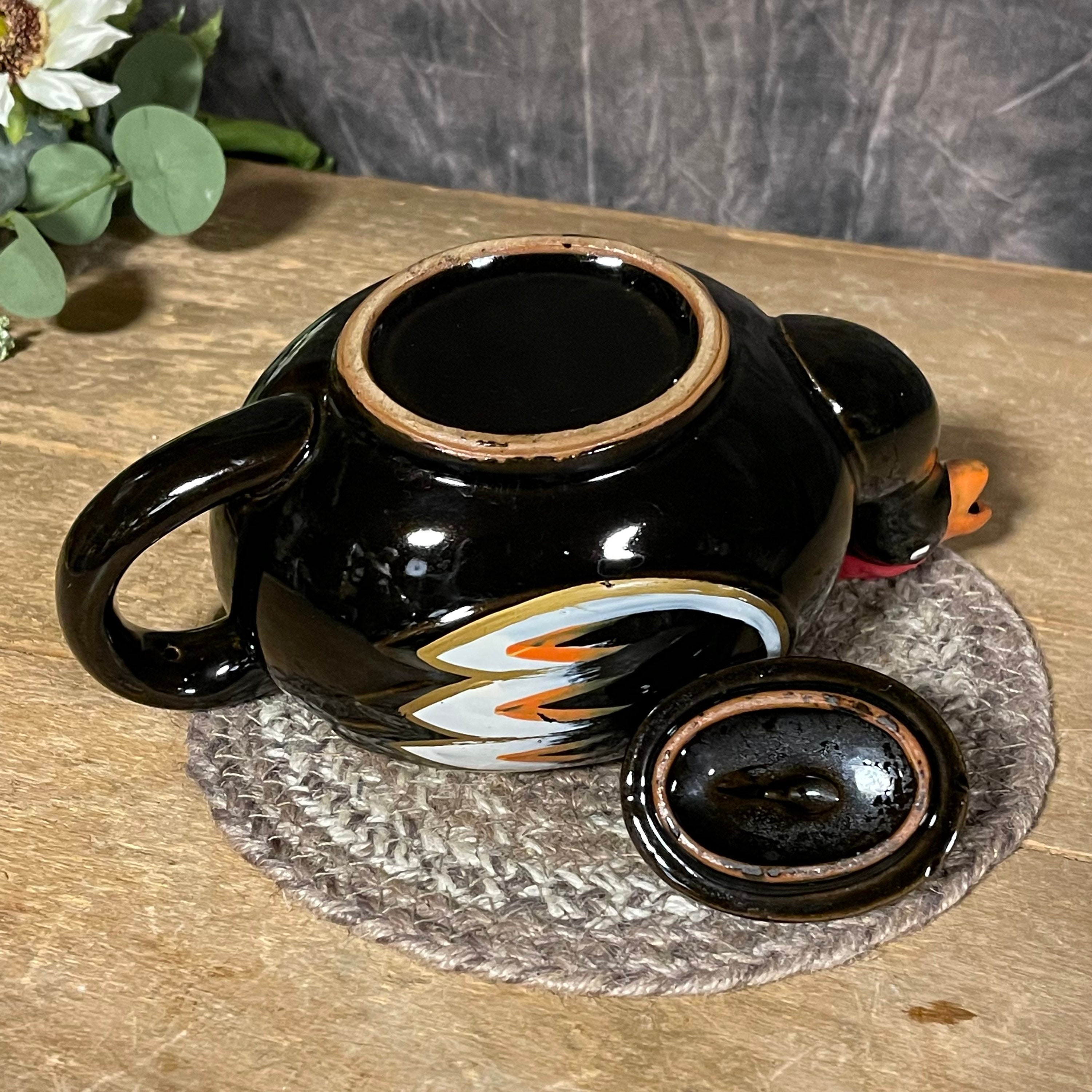 Vintage Red Clay Pottery Chicken Teapot Redware Japan Teapot - Etsy