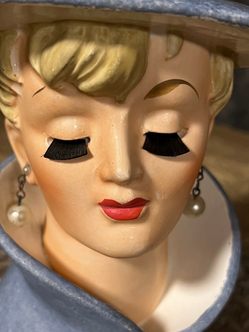 Rare Relpo Vintage Lady Head Vase Relpo K1009A Head Vase - Etsy