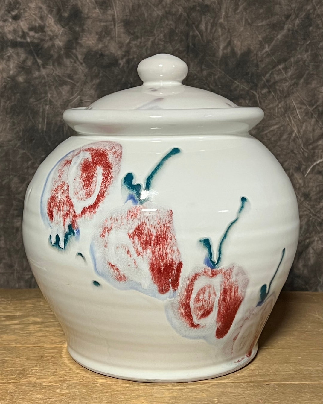 Vintage Studio Pottery Wald Cookie Jar, Deborah Wald Pottery, 1980s Art ...