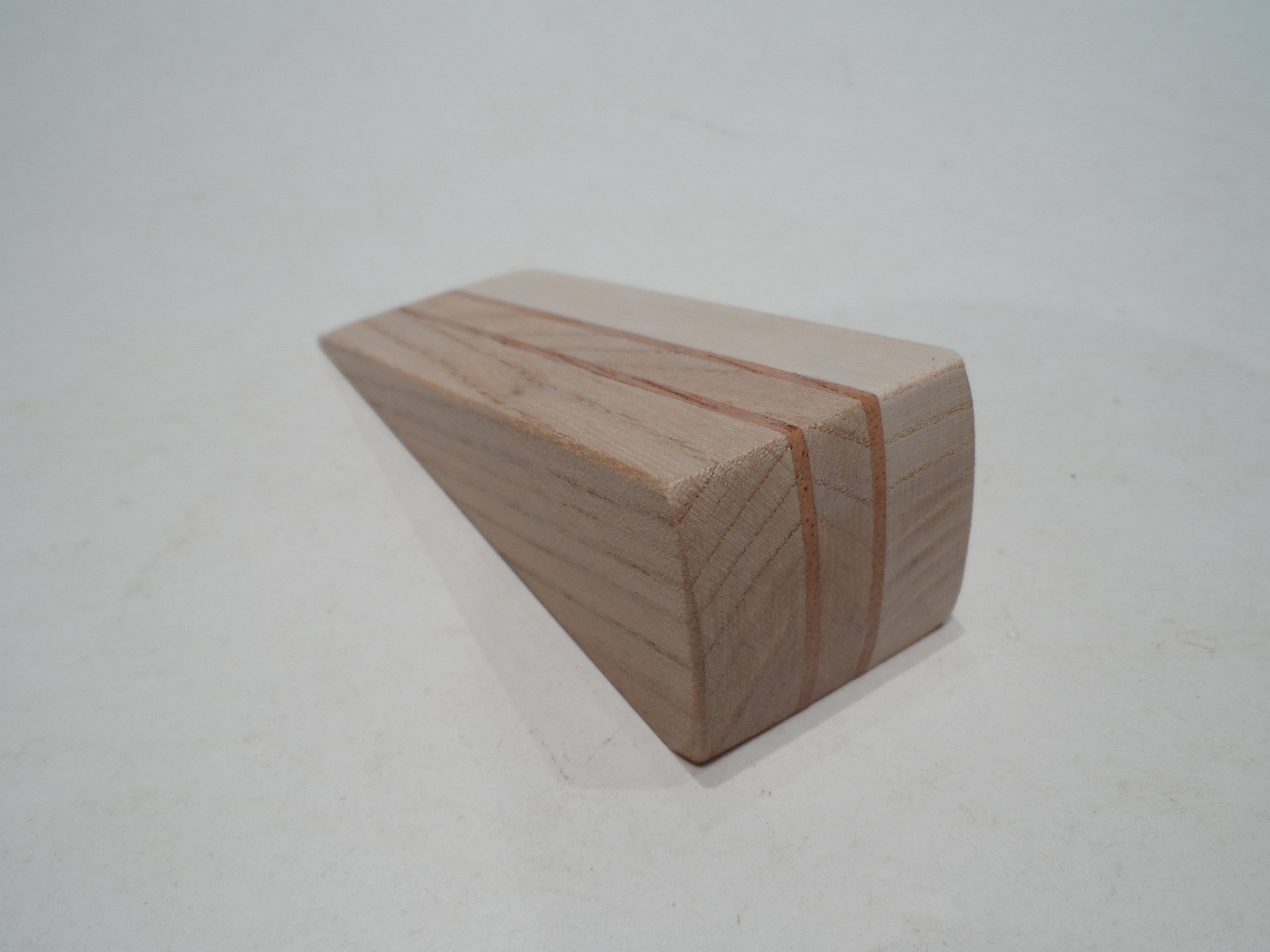 Elm & Mahogany Laminated Wood Door Stop Wedge - Etsy