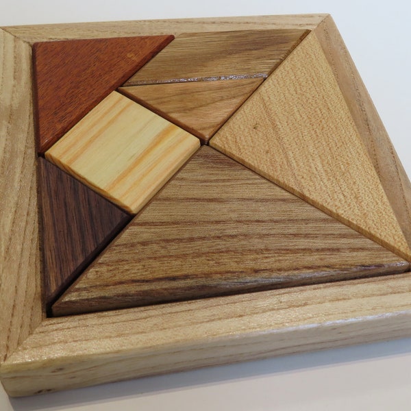 Wooden Tangram Puzzle Sets - Etsy