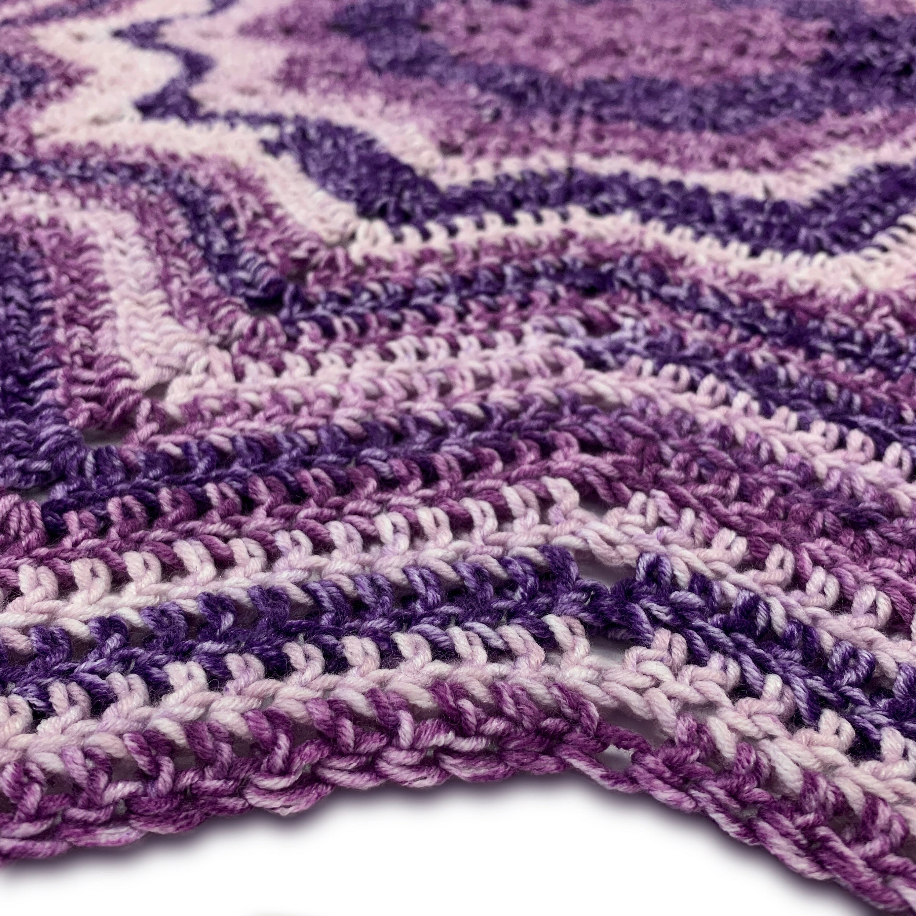 12 point star crochet blanket Purple Ombré - Etsy.de