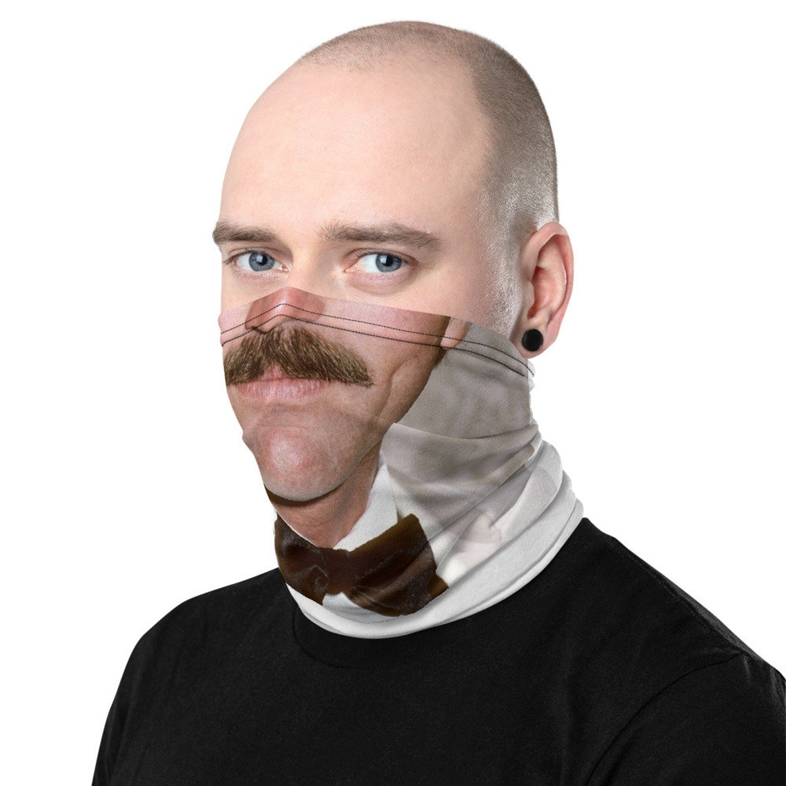Amazing Mustache Pull up Face Mask Social Distancing - Etsy