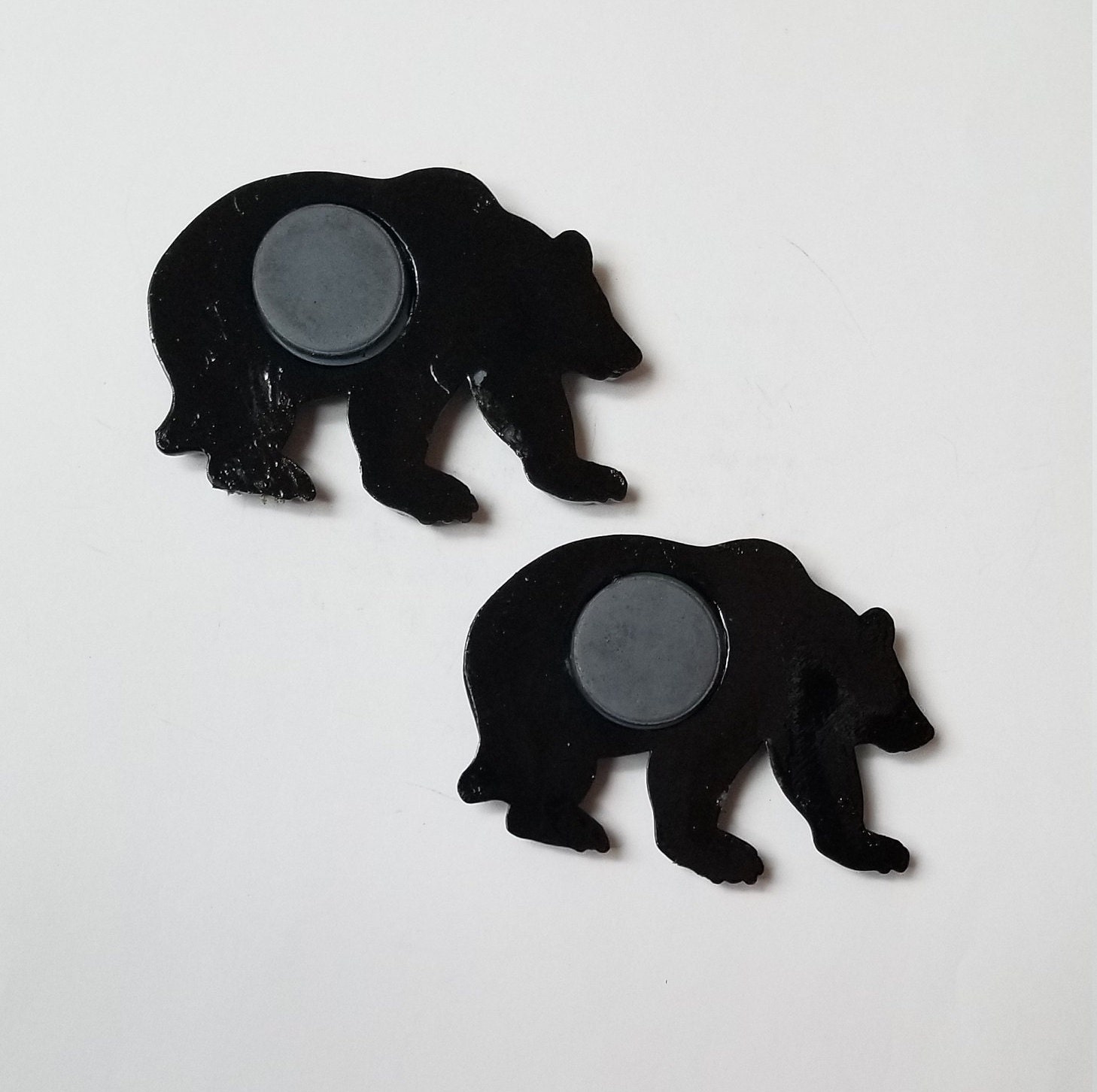 Bear Refrigerator Magnets, 2 Pieces, Free Shipping (36524), Black Bear ...