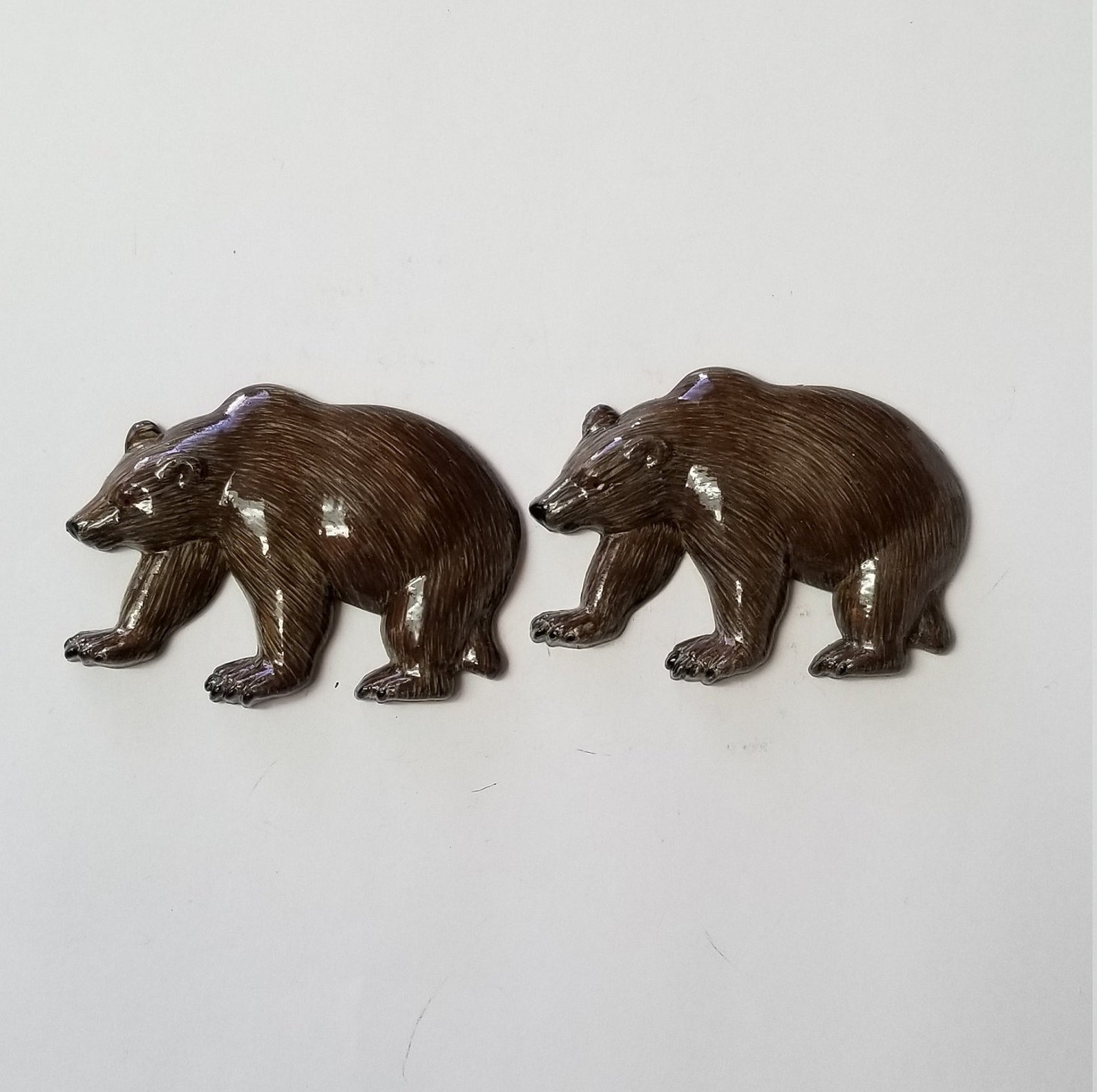 Bear Refrigerator Magnets 2 Pieces Free Shipping 85622 - Etsy