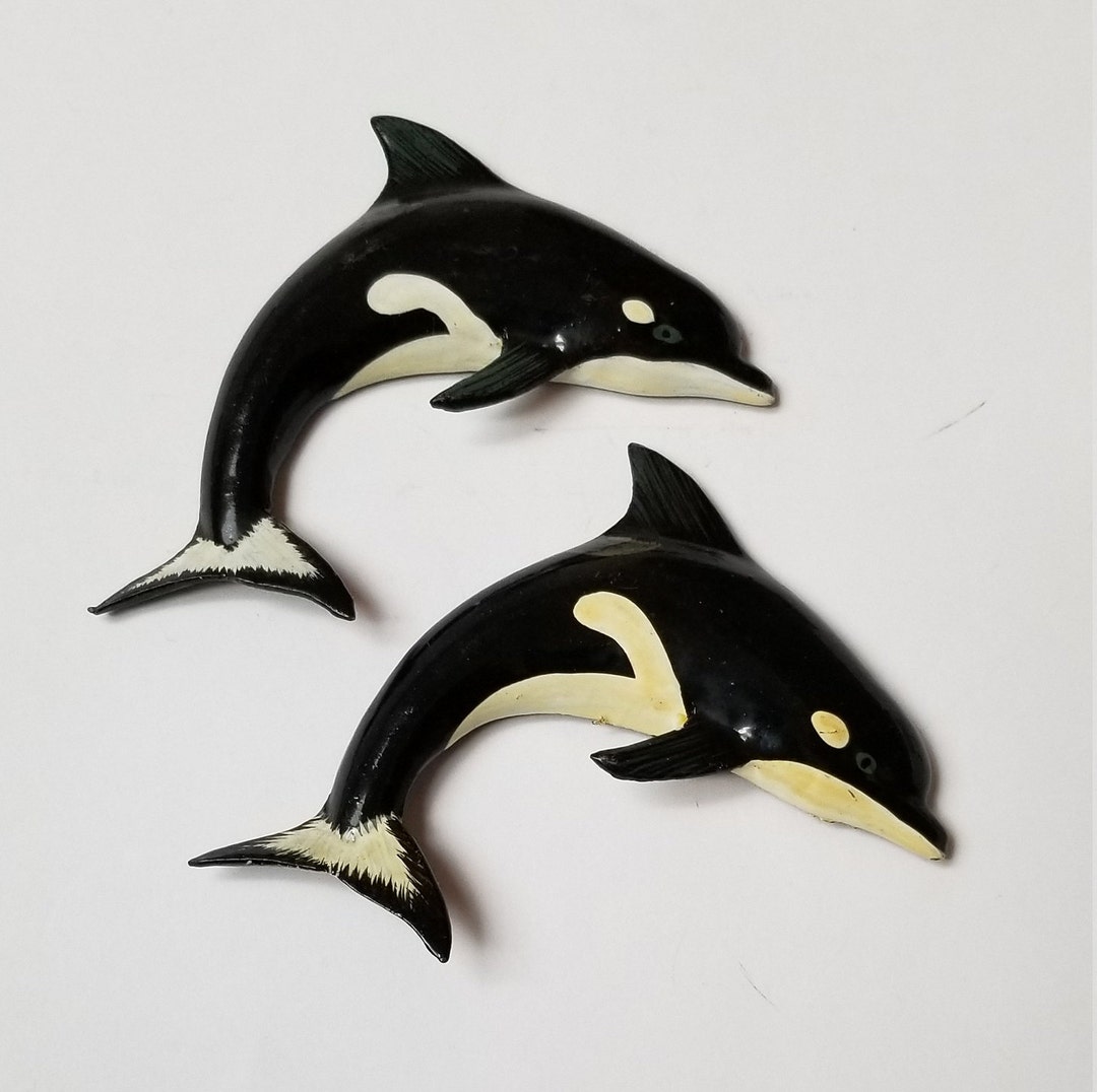 Killer Whale Refrigerator Magnets, 2 Pieces, Free Shipping 24124, Orca ...