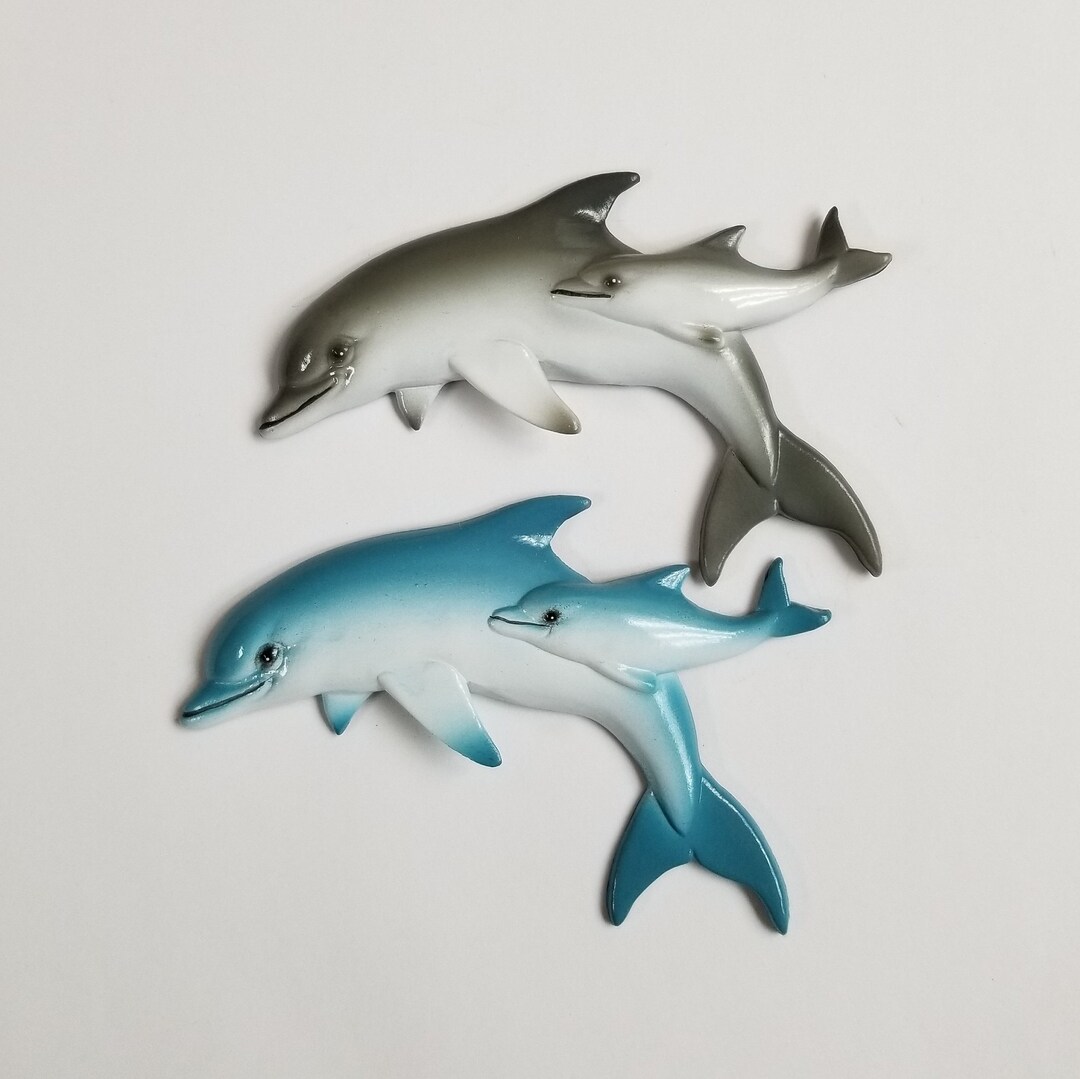 Dolphin Refrigerator Magnets, 2 Pieces, Free Shipping (21324 ...