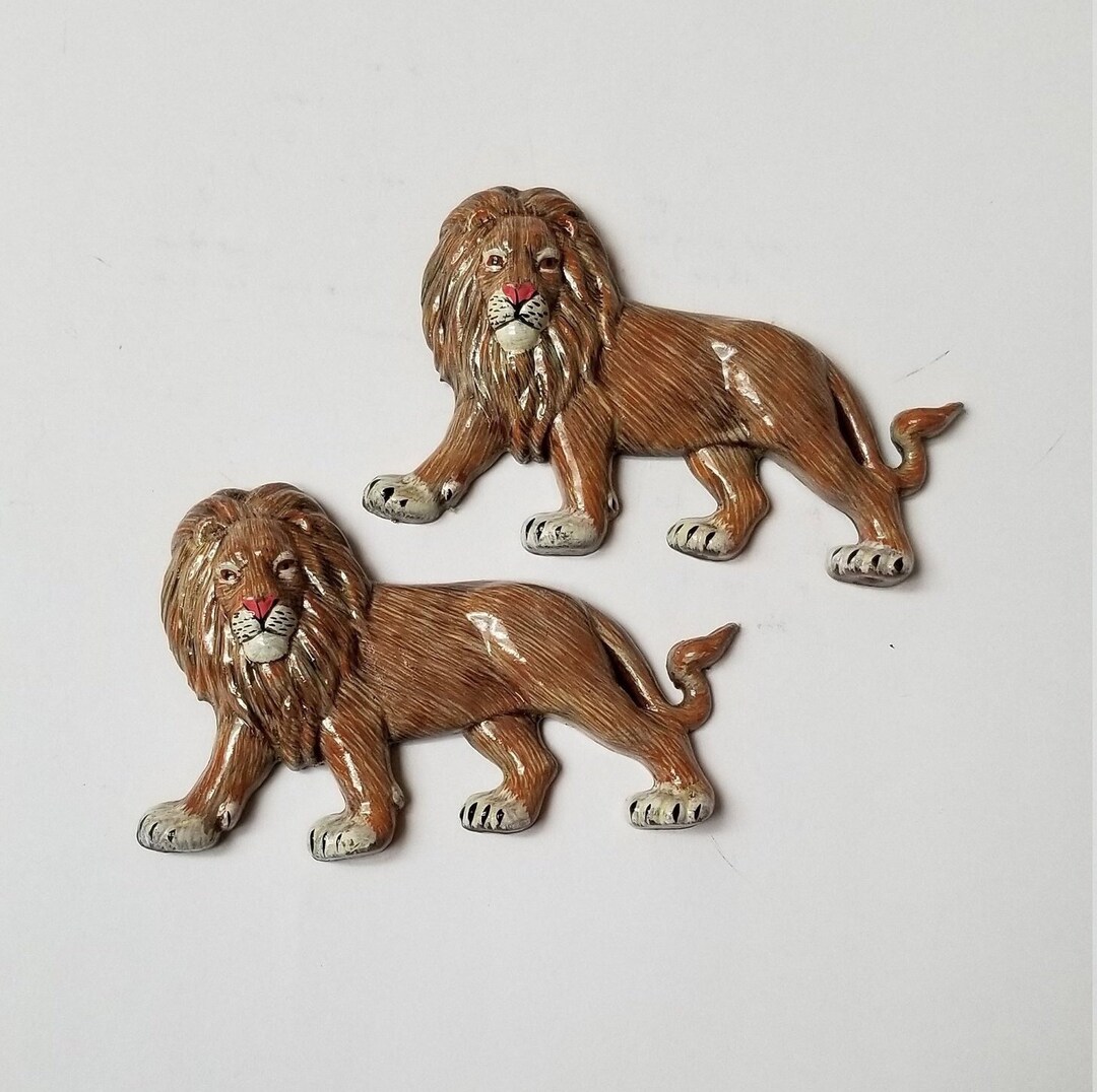 Lion Refrigerator Magnets, 2 Pieces, Free Shipping 11319, Lion Magnets ...