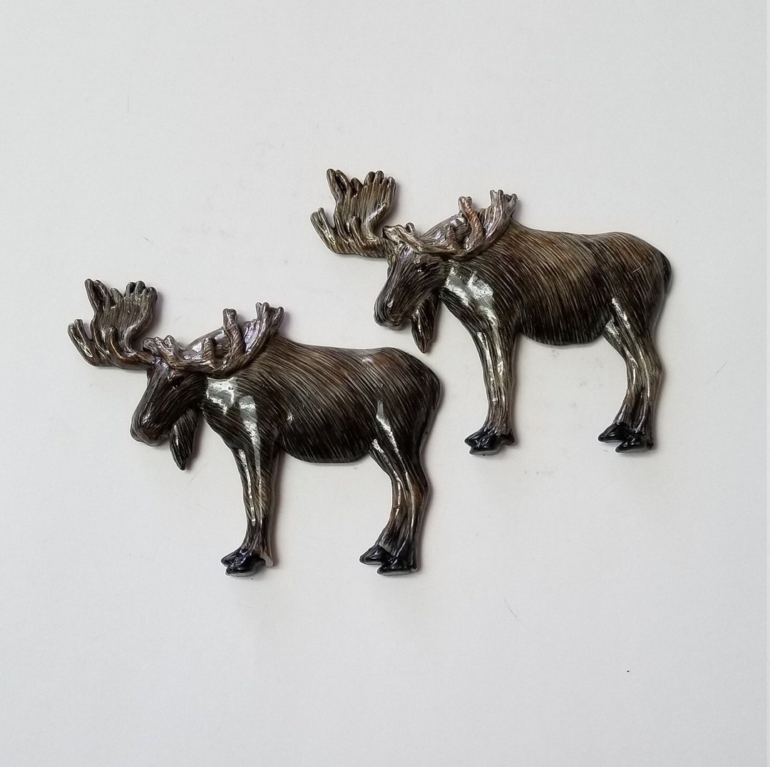 Moose Refrigerator Magnets, 2 Pieces, Free Shipping (49525), Moose ...
