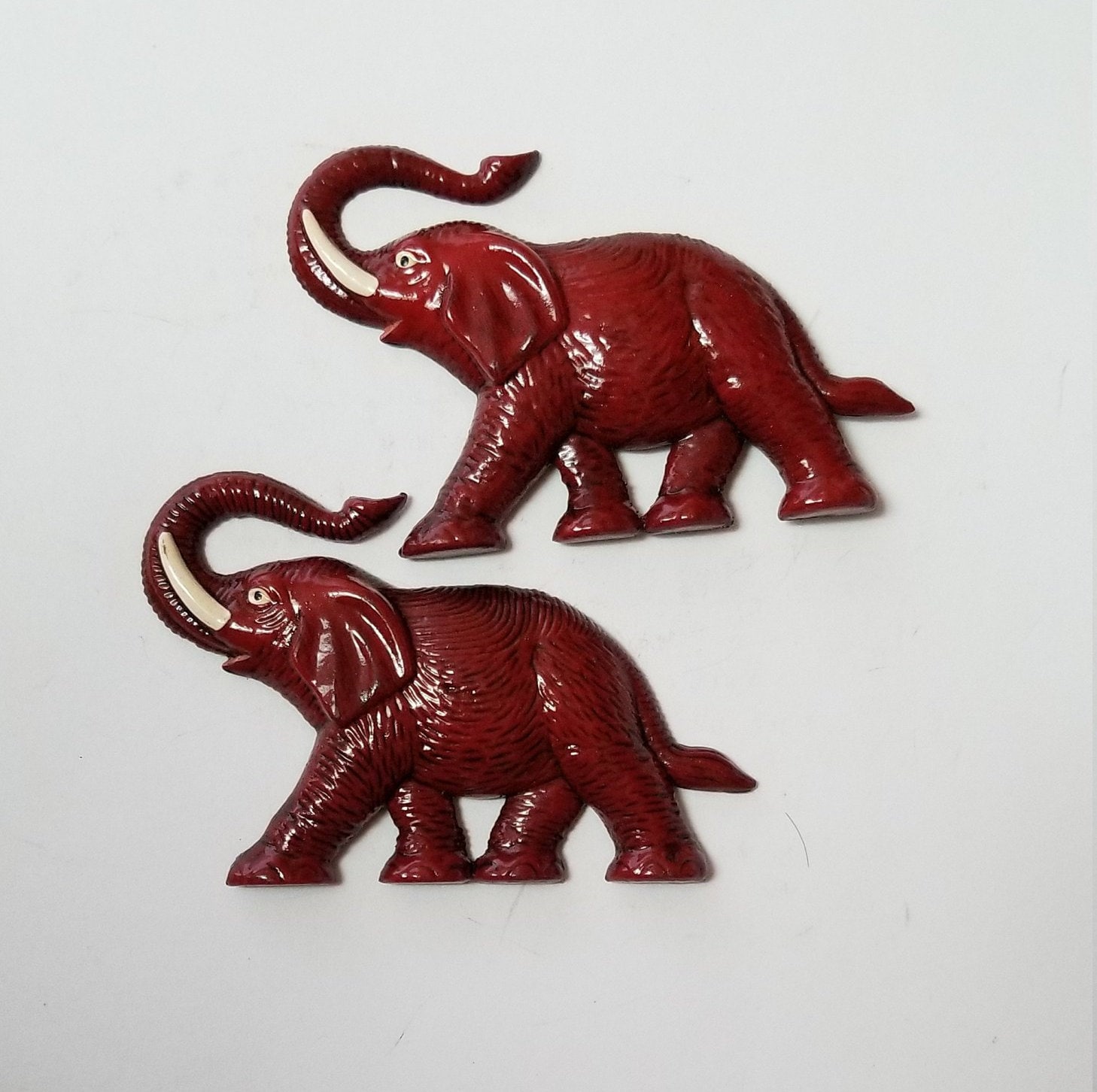 Elephant Refrigerator Magnets 2 Pieces Free Shipping | Etsy