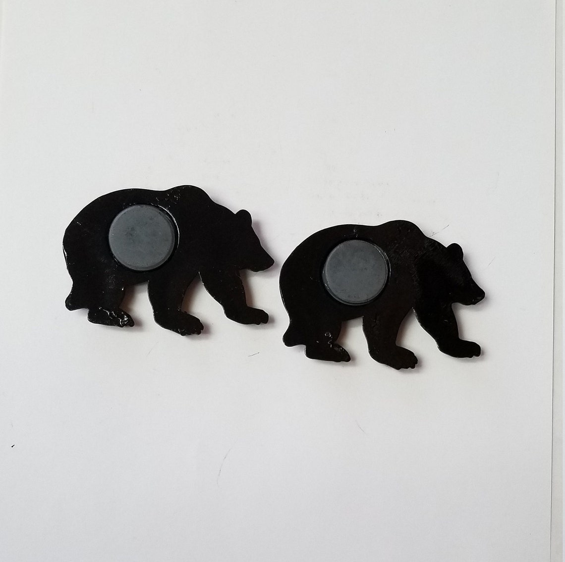 Bear Refrigerator Magnets 2 Pieces Free Shipping 85622 - Etsy