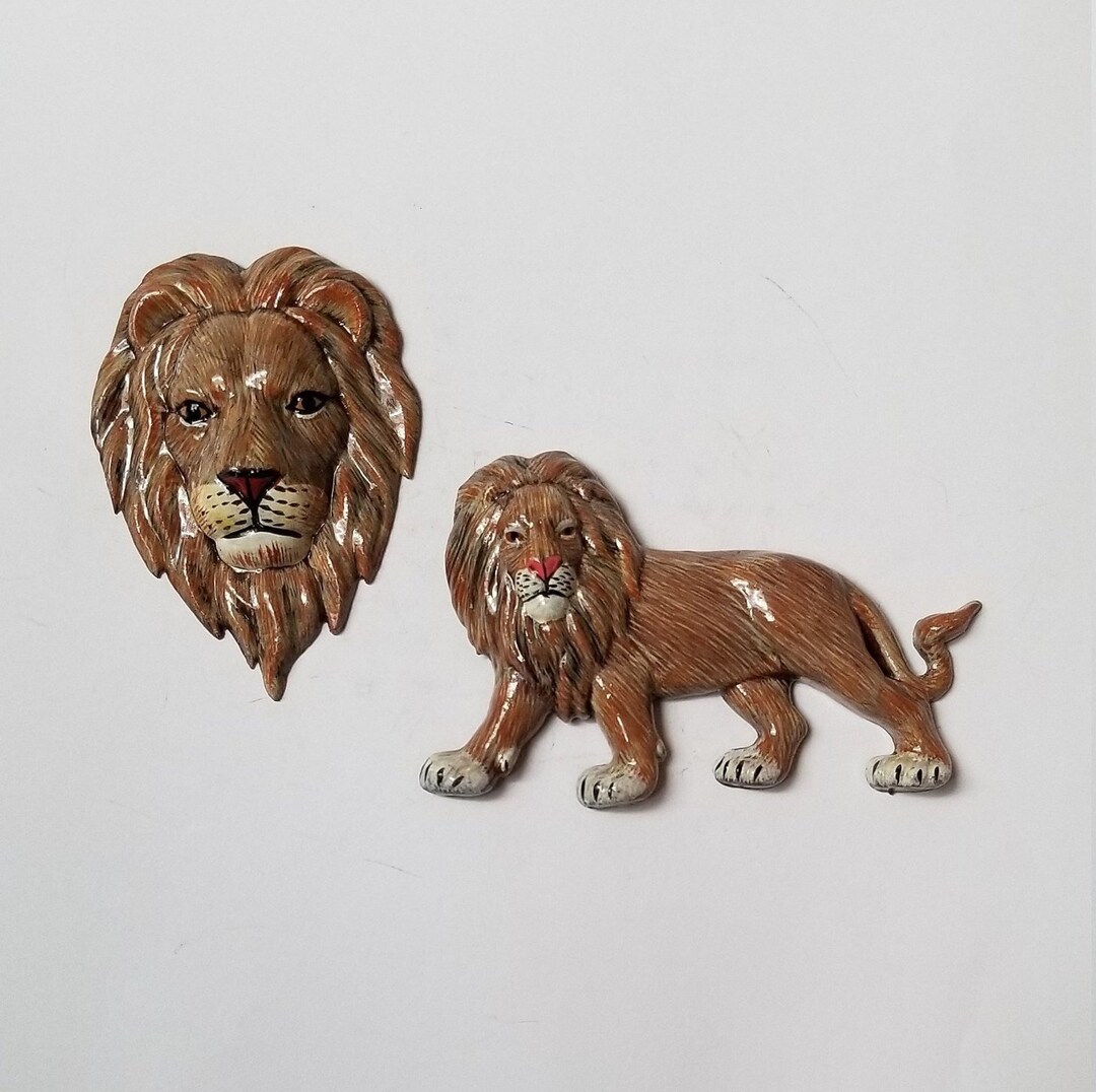 Lion Refrigerator Magnets, 2 Pieces, Free Shipping (84722), Lion ...