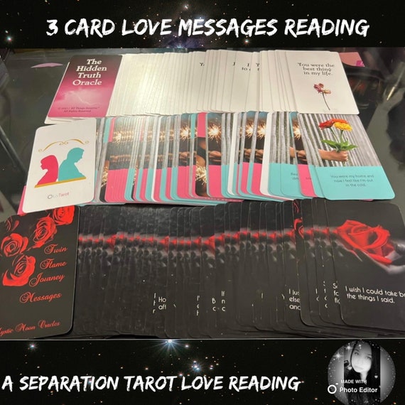 3 Card Love Messages From Your Ex A Separation Tarot Love - Etsy