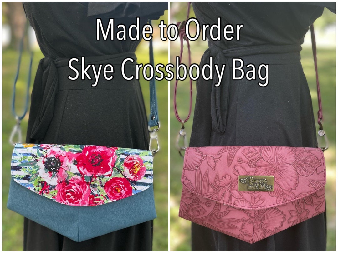 Custom Skye Crossbody Bag, Minimalist Crossbody, Six Card Slots Inside ...