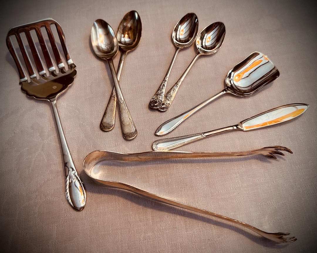 High Tea or Luncheon Silverplate Serving Utensils - Etsy