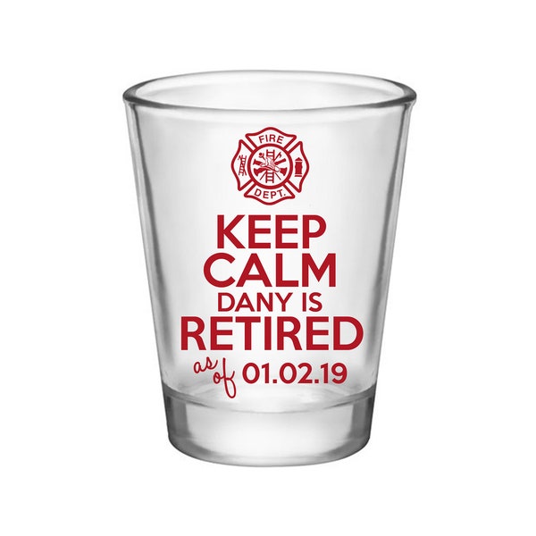Firefighter Shot Glasses - Etsy