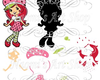 Strawberry Shortcake Svg Png - Etsy