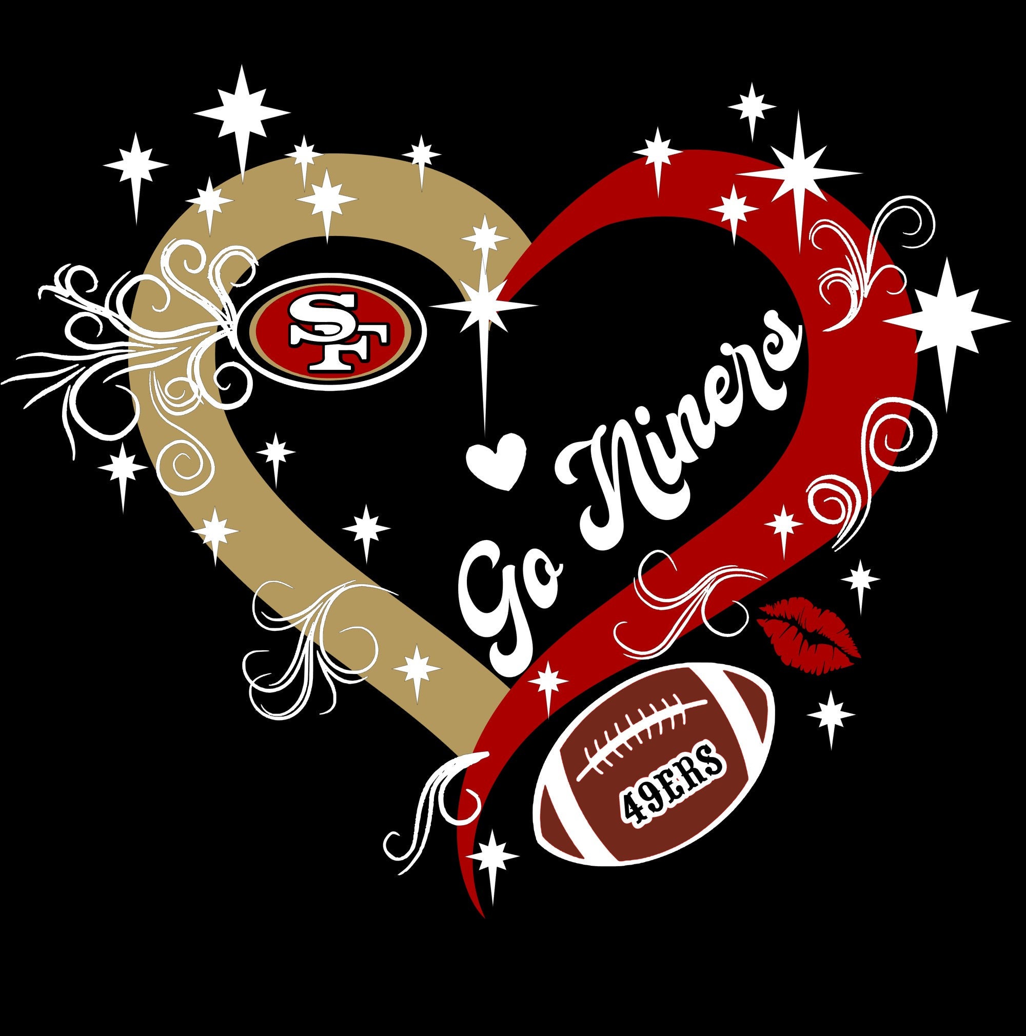 Go Niners SVG PNG JPEG - Etsy