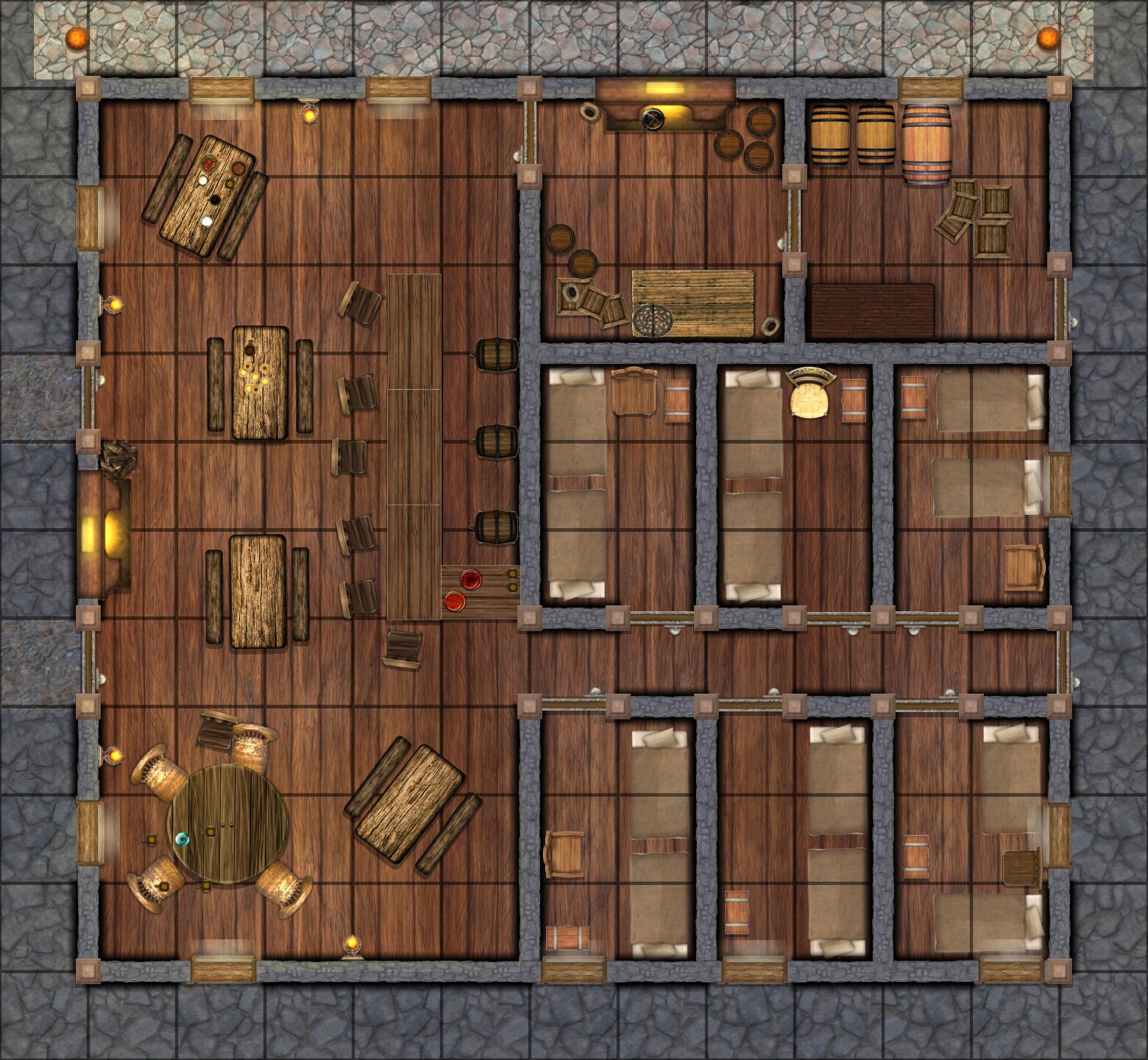 Custom RPG Battle Maps small, Single Floor - Etsy