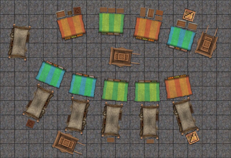 Custom RPG Battle Maps small, Single Floor - Etsy