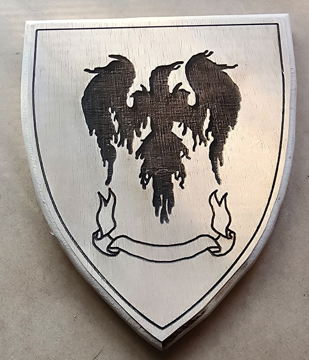 Fantasy Shield With Phoenix - Etsy