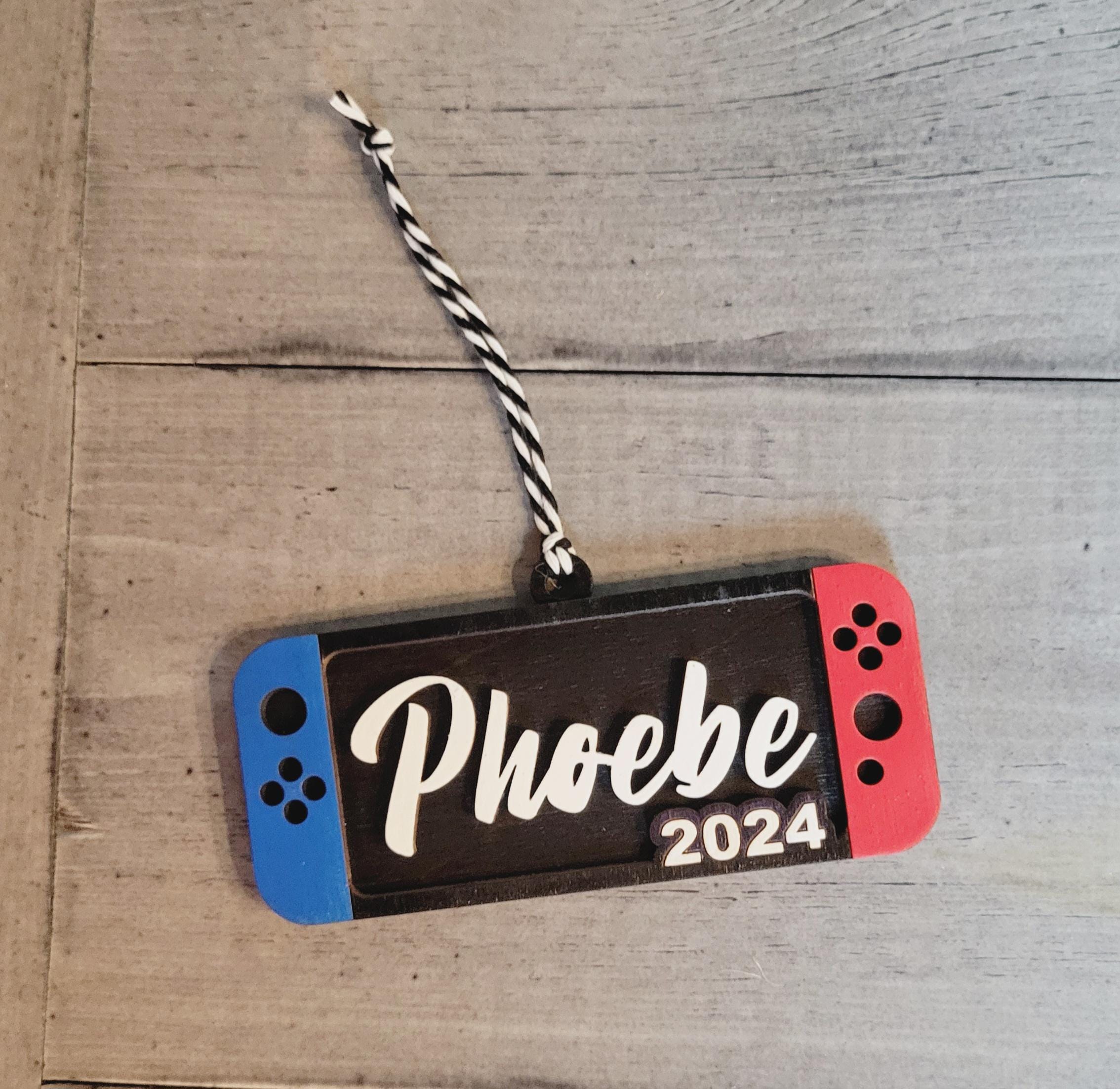 Personalized Nintendo Switch Ornament, Customizable Christmas Gift ...