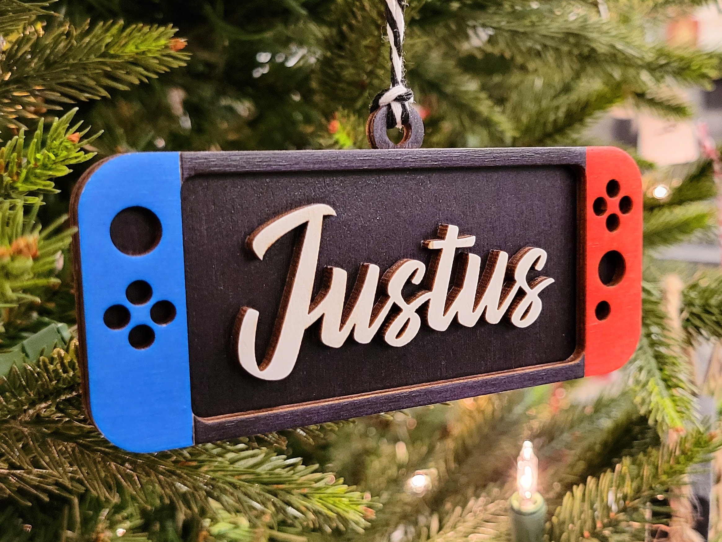 Personalized Nintendo Switch Ornament, Customizable Christmas Gift ...