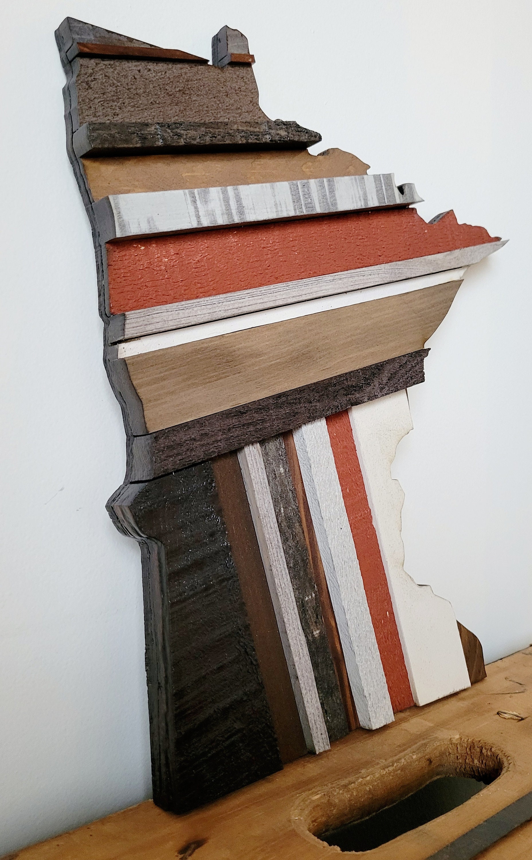 Custom State Sign, Wall Art Any State, Personalized Wooden Wall State ...