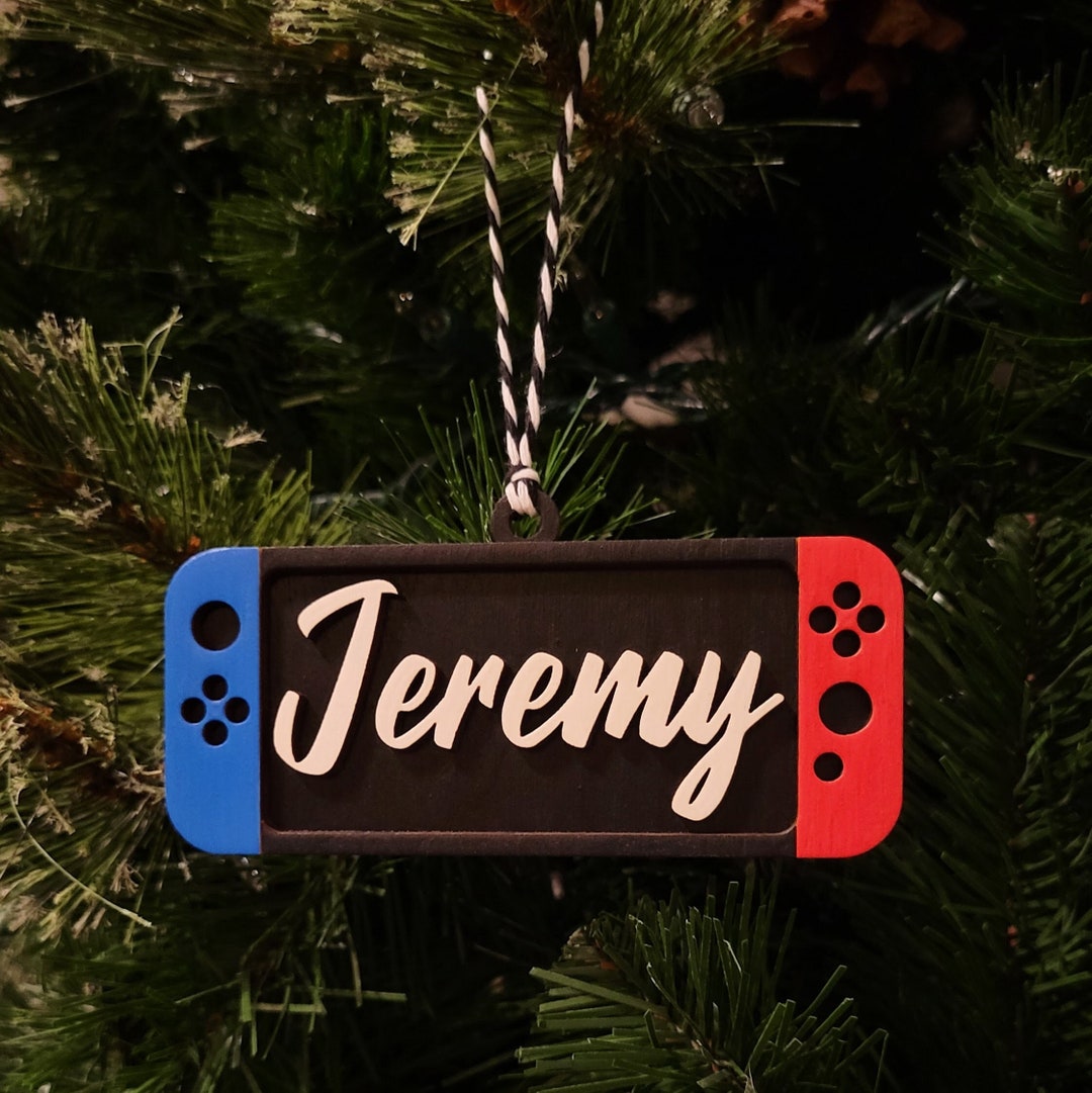 Personalized Nintendo Switch Ornament, Customizable Christmas Gift ...