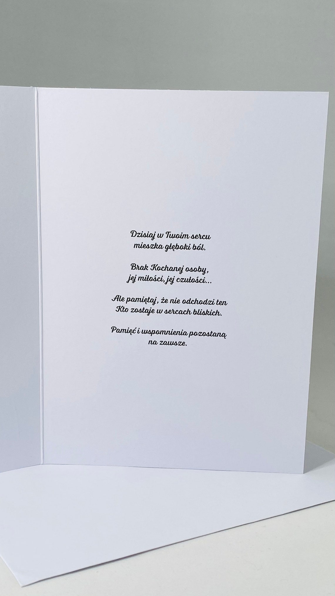 Polish Sympathy Card / Polish Greeting Card / Wyrazy Wspolczucia - Etsy 日本