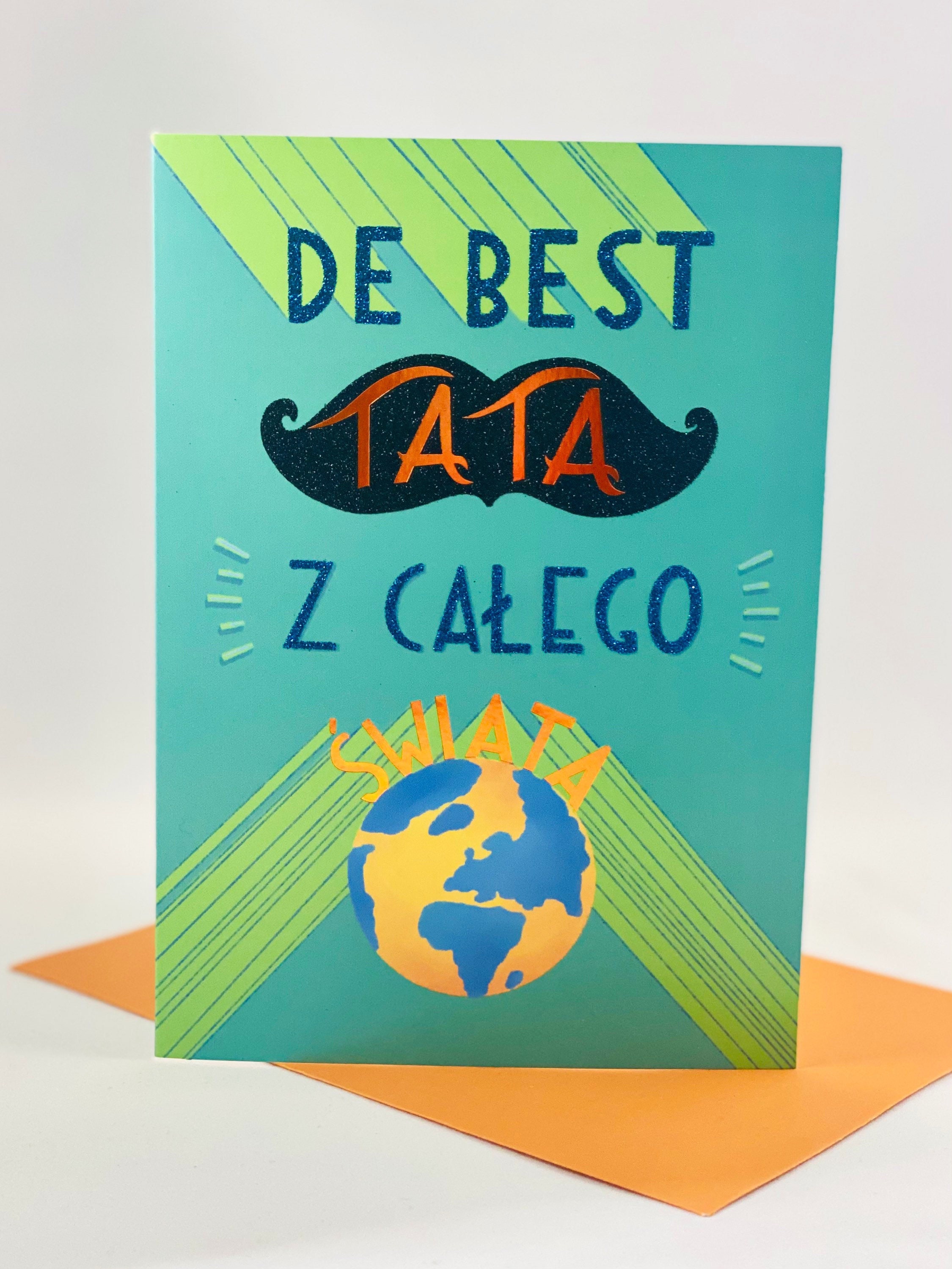 Funny Dad Card / Polish Greeting Cards / Dzień Ojca / Father's Day / De ...