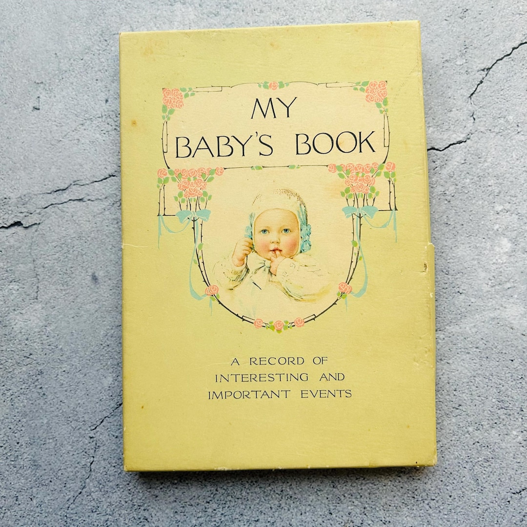 Vintage Baby Memory Book: 1915 Keepsake With Original Box - Etsy