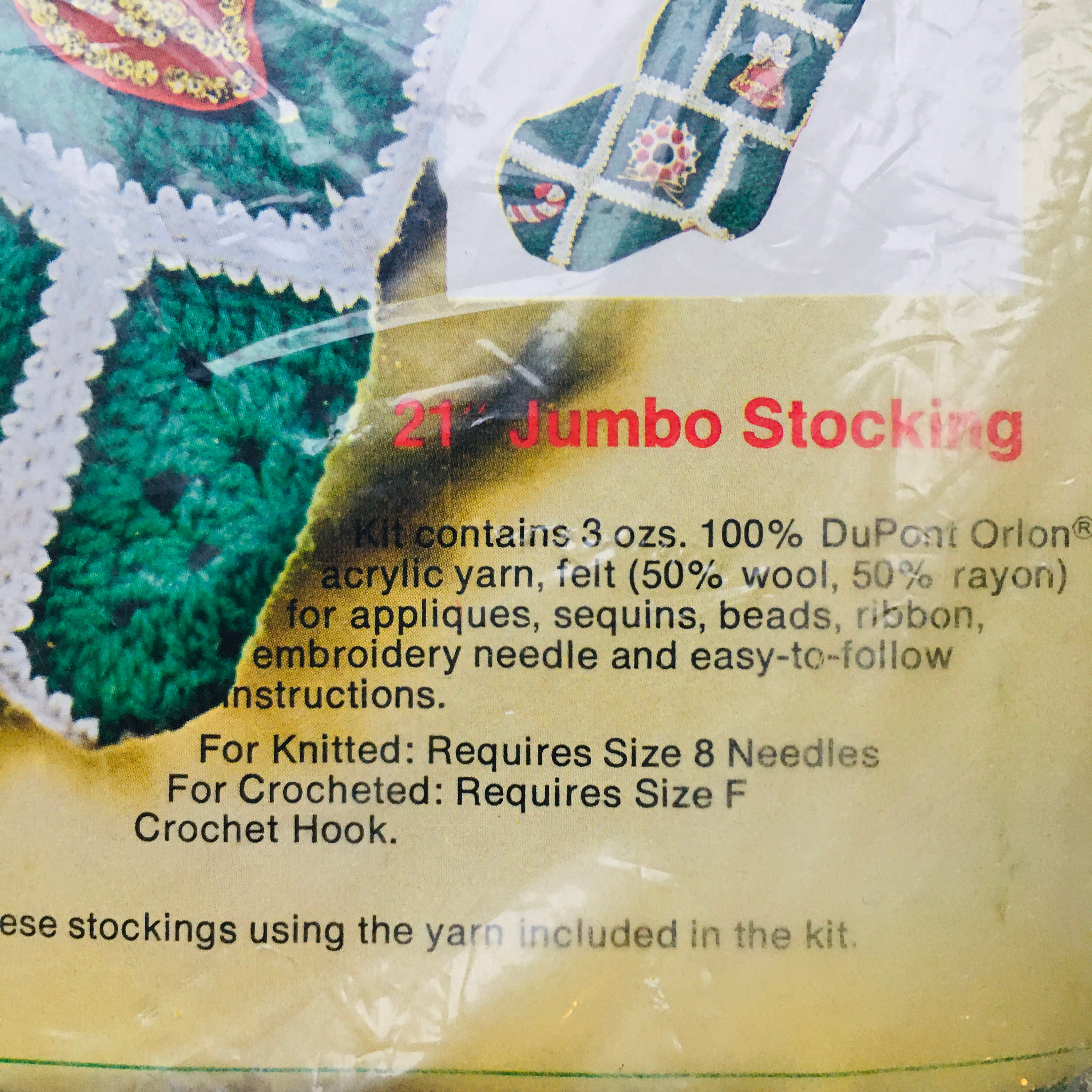 Bucilla Granny Squares Christmas Stocking Crochet Kit No 7843 NEW - Etsy