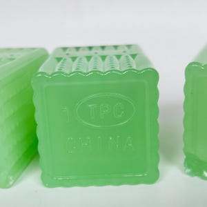 Green Glass Jade Style Shaker Jars Lot of 3 as Is - Etsy