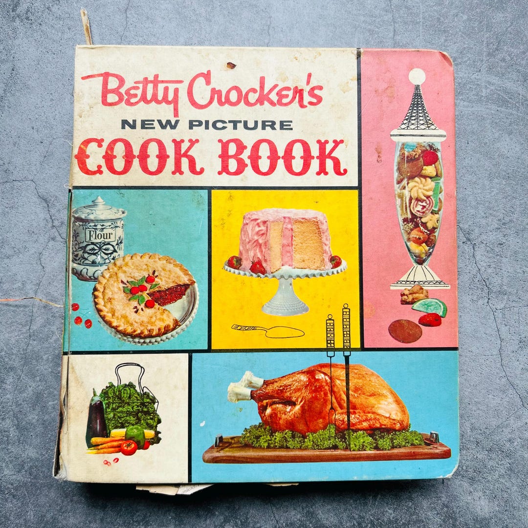 Betty Crocker's New Picture Cook Book Spiral Cookbook 1961 First ...