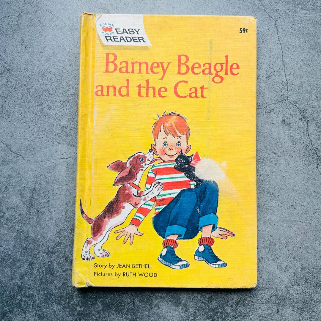 Barney Beagle and the Cat Vintage Childrens Book by Jean Bethell 1965 ...