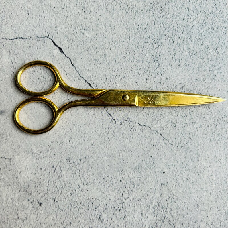 Gold Scissors - Etsy