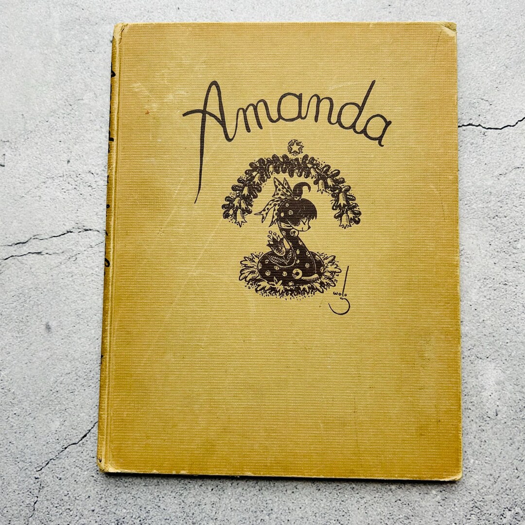 Amanda Vintage Hardcover Children's Book by Wolo 1946 - Etsy
