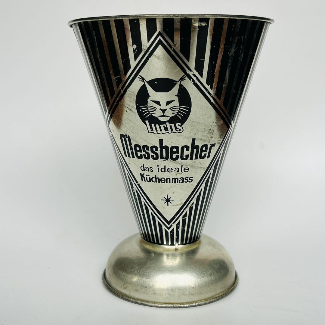 Luchs Messbecher Tin Measuring Cup Vintage Germany Das Ideale ...