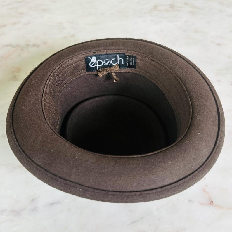 Epoch Hats Company Brown Wool Fedora Hat Size Small Medium - Etsy