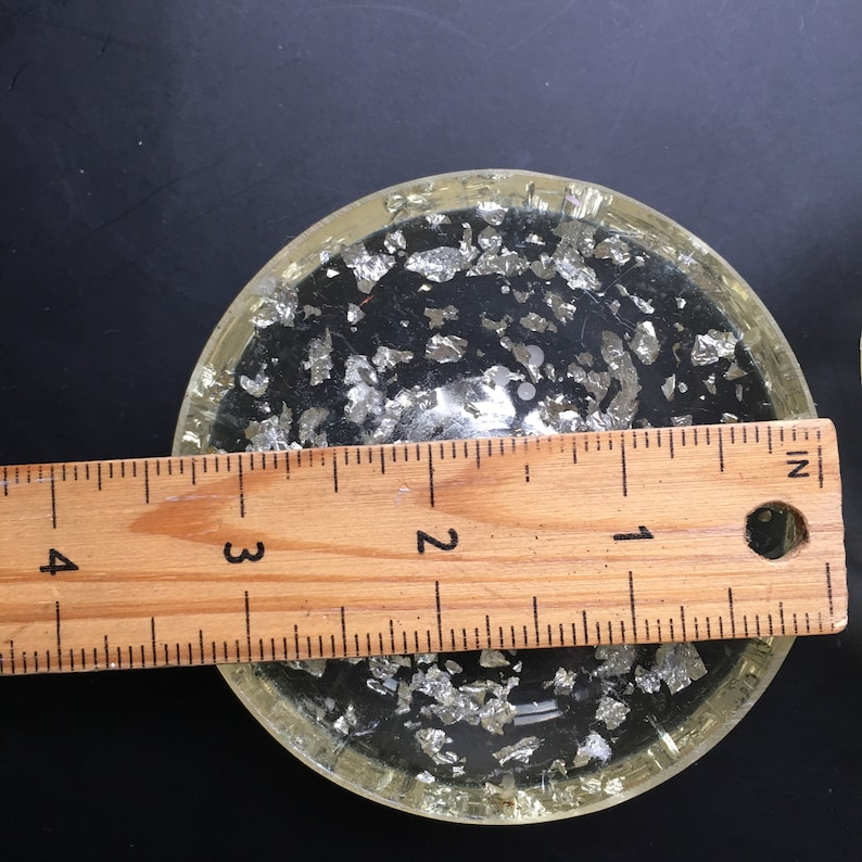 Silver Flake Lucite Acrylic Candle Stick Taper Base Holder - Etsy